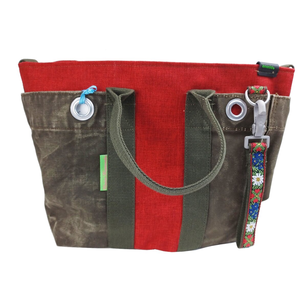 Lemonfish Handtasche Designertasche Unikat Helena M, Color red - Ausg ...