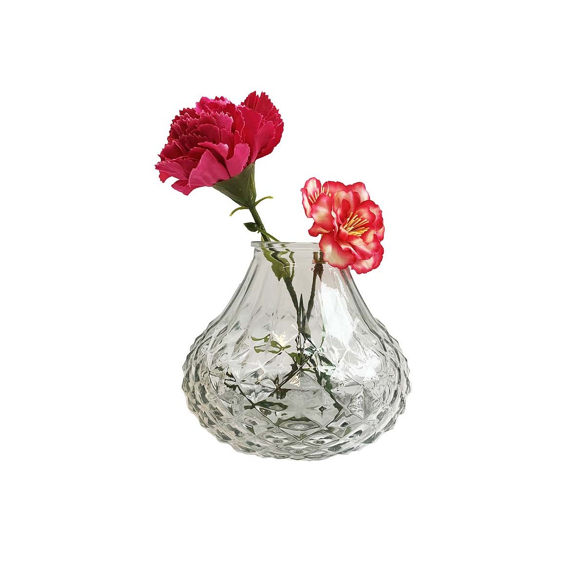 Glasvase "Posh", kleine Vase, H: 10,5 cm - kleine Vase zur Tischdekor ...