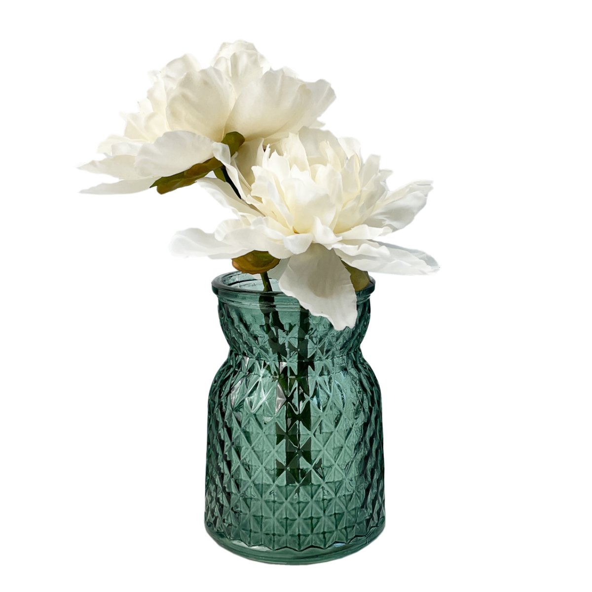 Glasvase "Posh", grün, kleine Vase, H: 10,5 cm - kleine Vasen, Blumen ...