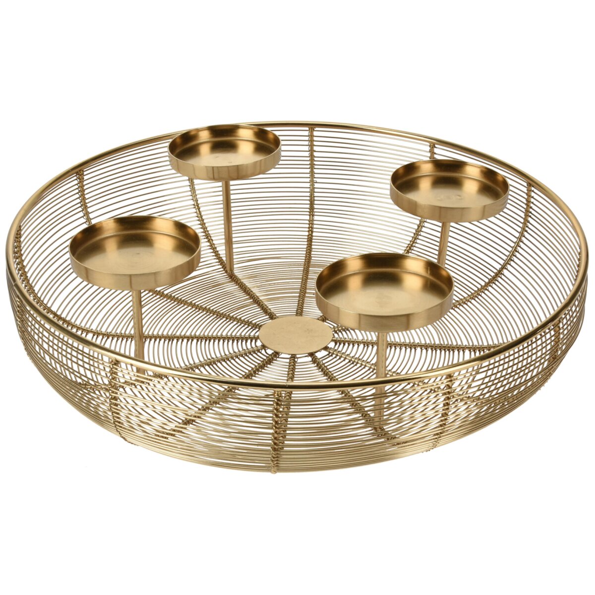 Kerzenhalter Bowl Gold