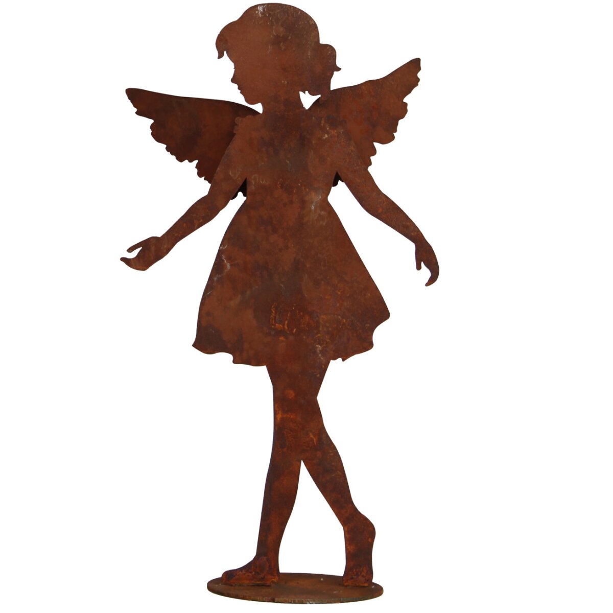 Dekofigur im Rost Design Engel Anna Lisa, H: 28 cm - Rostfigur für de ...