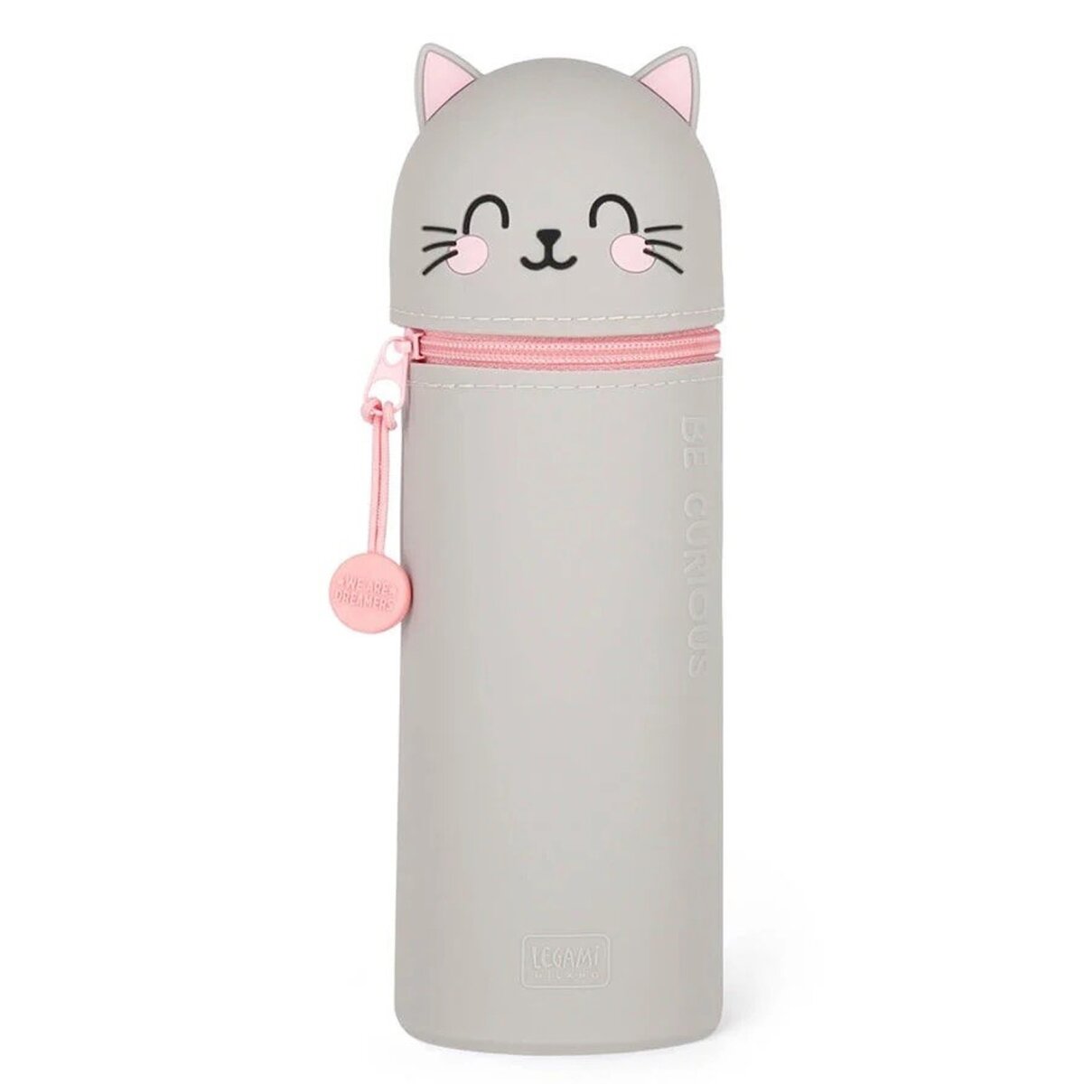 Legami 2-in-1 Mäppchen KATZE KITTY aus Silikon - Kawaii Federmäppchen ...